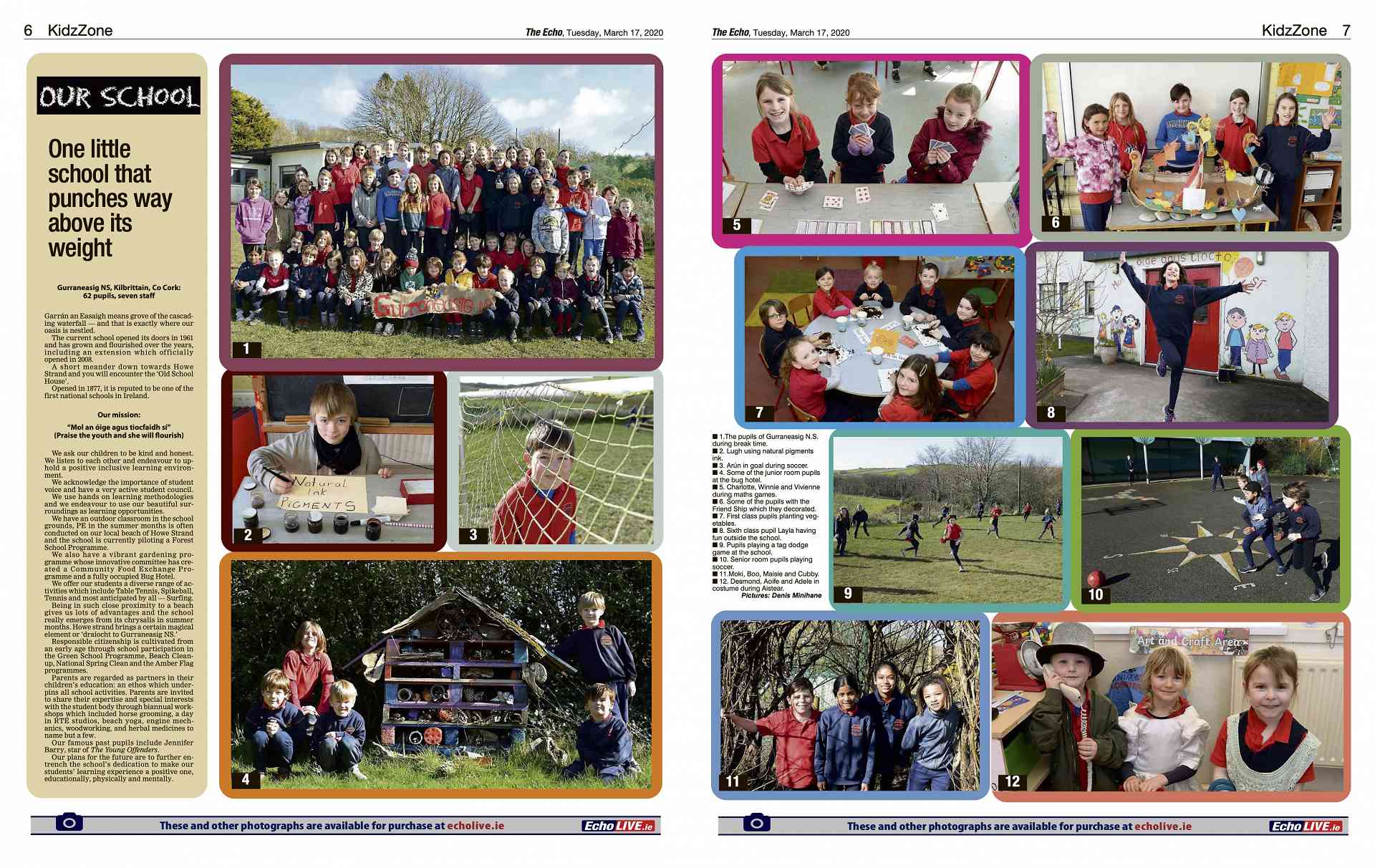 KidzZone article in The Echo